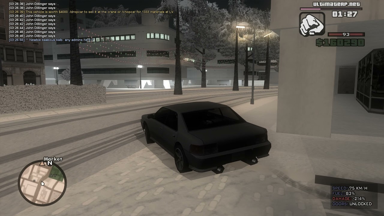 Christmas and Snow vibes in SAMP Ultimate Roleplay - YouTube