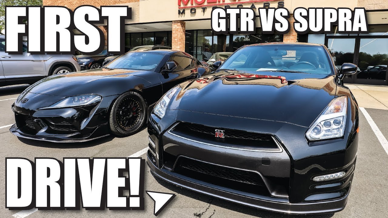 Comparing an R35 GTR to my A90 Supra... - YouTube