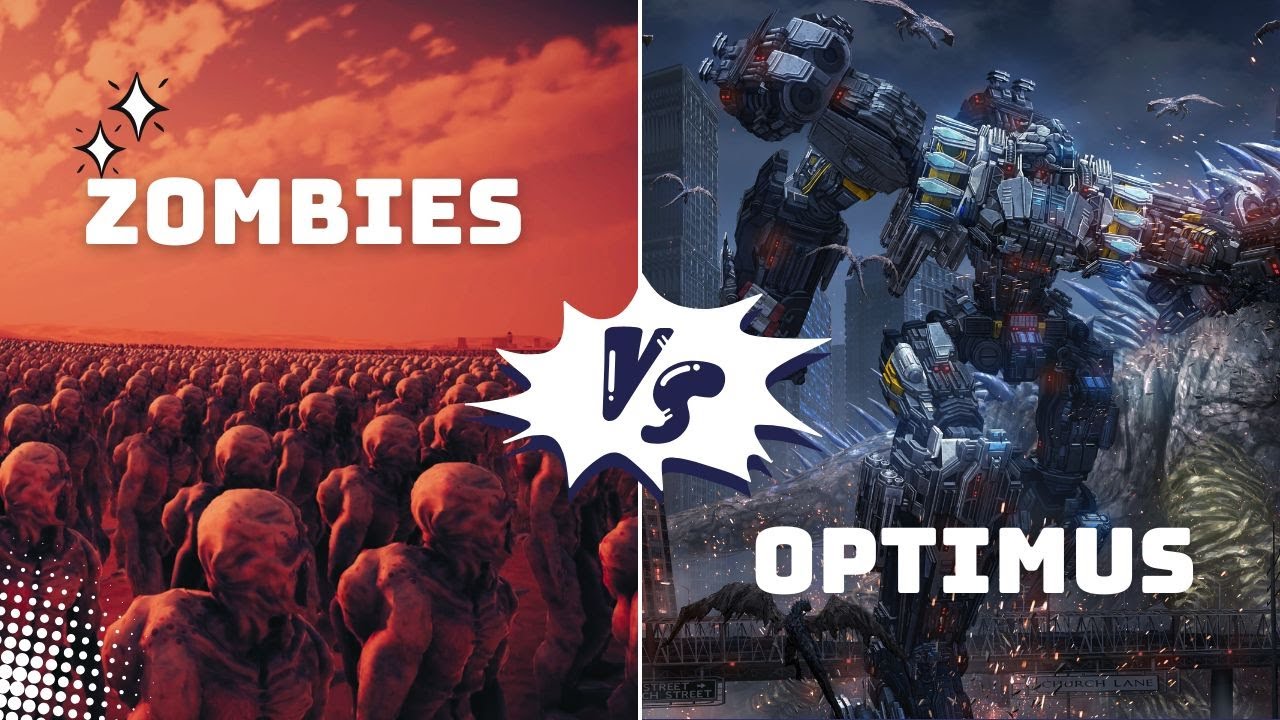 Optimus Prime vs. 1 Million Zombies ⚙️🧟‍♂️ | Epic Battle for City of ...