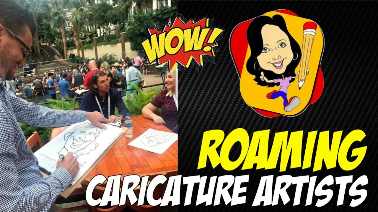 Nashville Caricature Artist | Roaming Caricatures | Roaming Activations ...