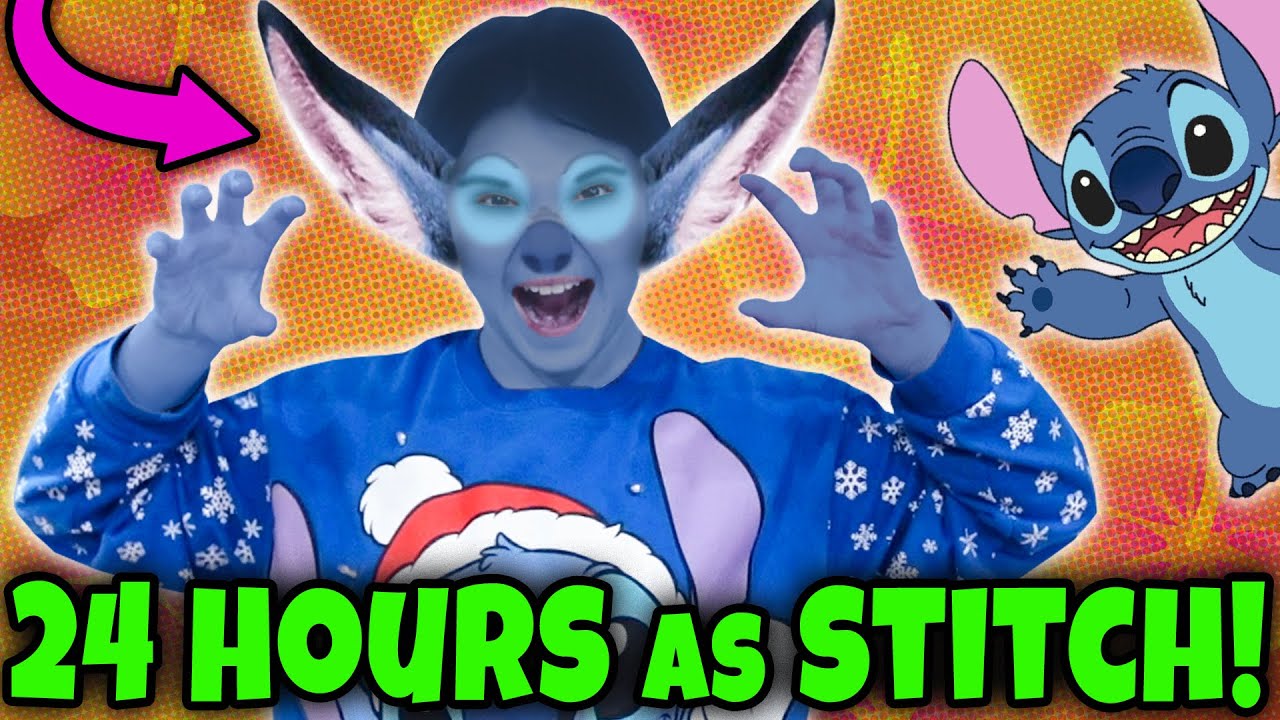 Talking Like Stitch For 24 Hours! - YouTube