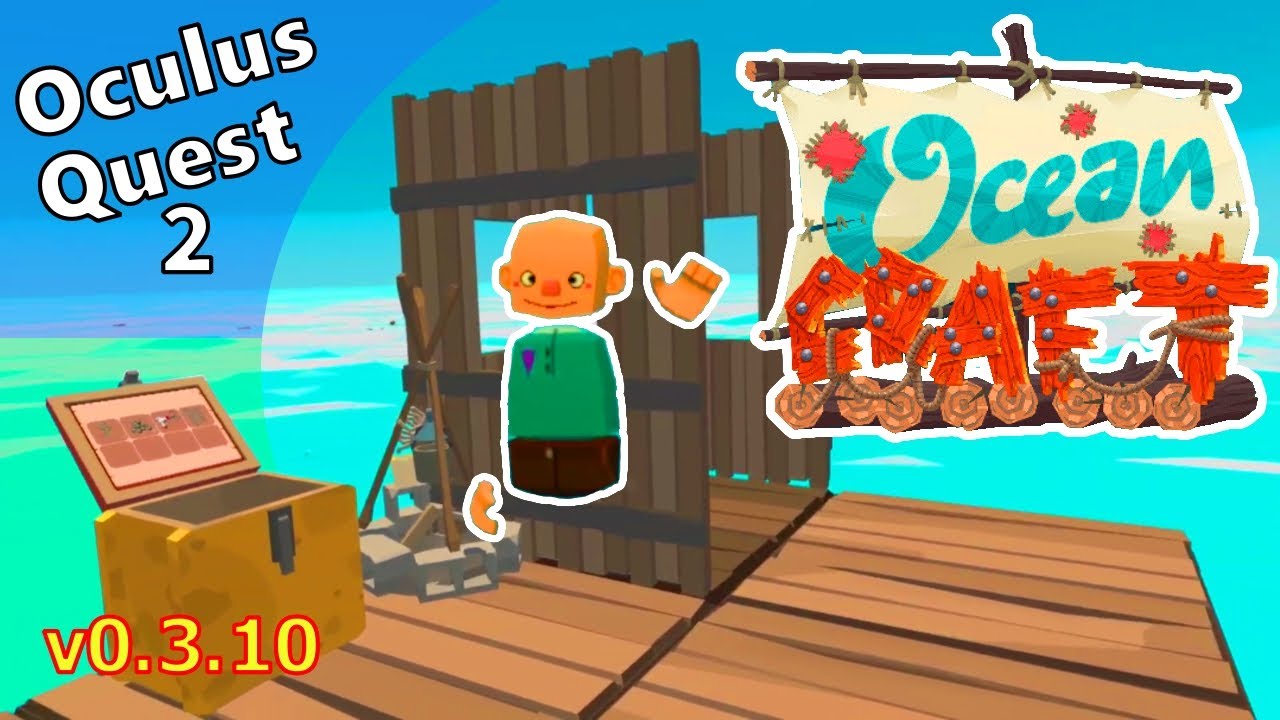 Lost at Sea! OceanCraft Oculus Quest 2 First Impression App Lab - Raft ...