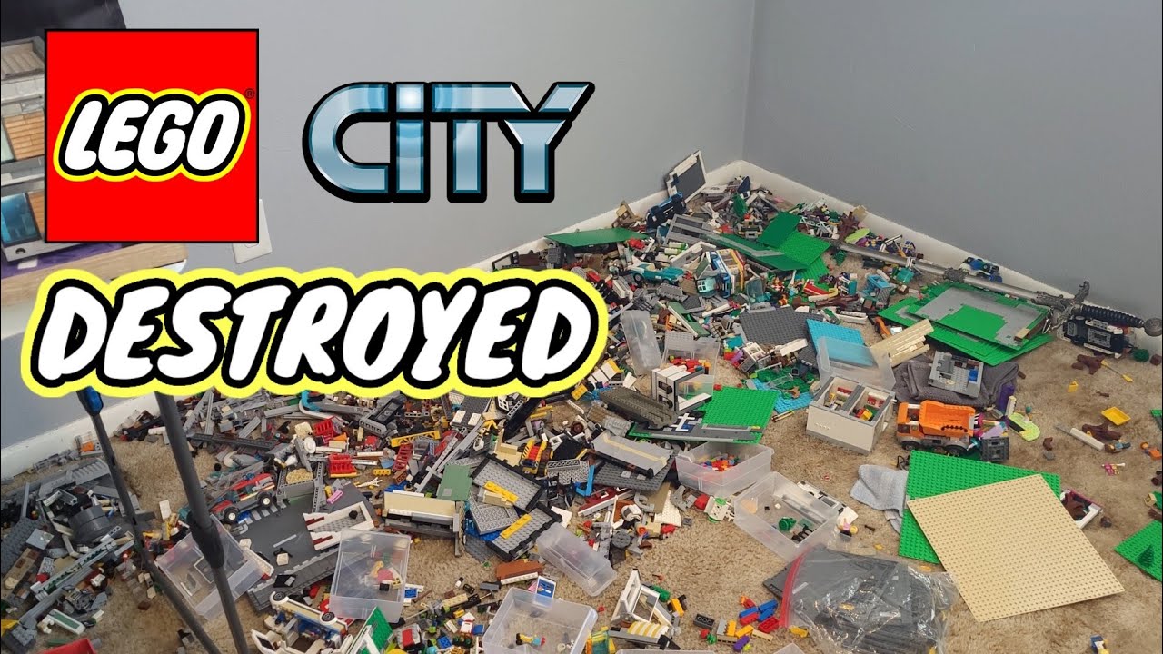 If You Destroy a LEGO City, What Will Survive?? - YouTube