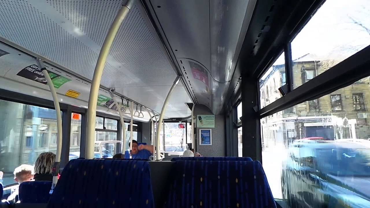 Transdev Keighley Plaxton President 2703 (Y703 HRN) bus wash & trip to ...