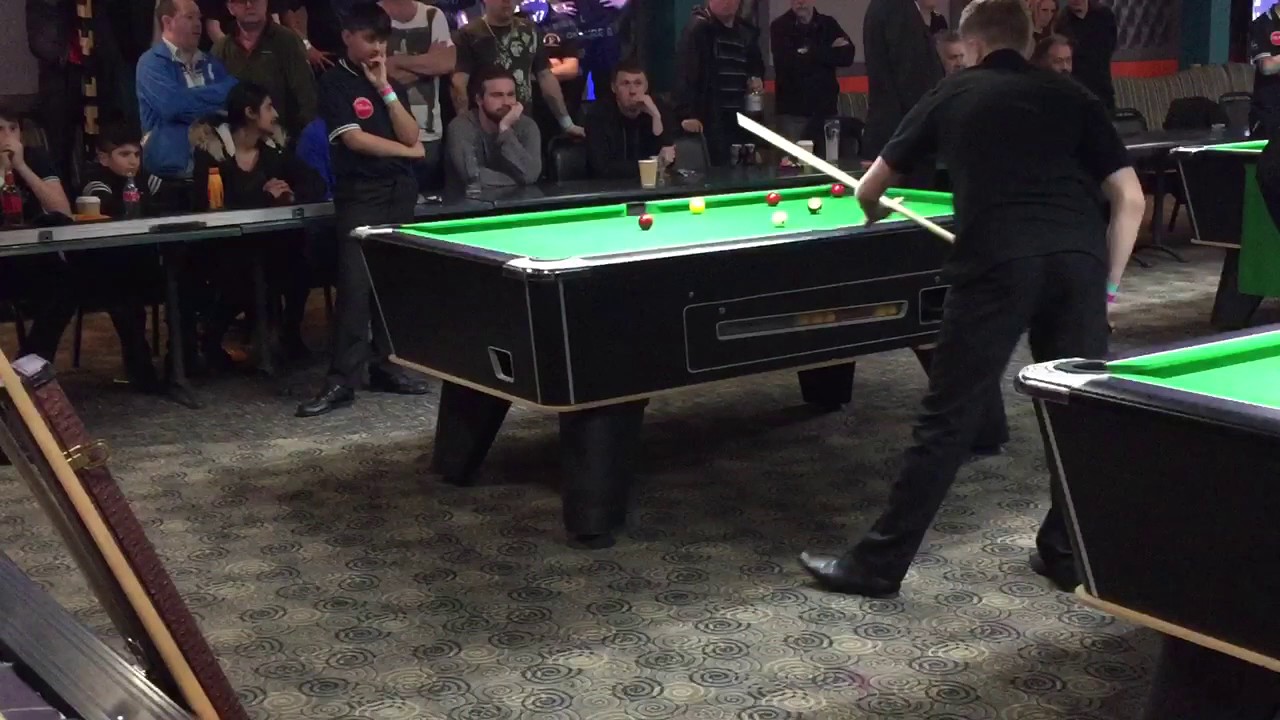 Jack Schofield, EPA national knockout final, 2017. Last frame playoff ...