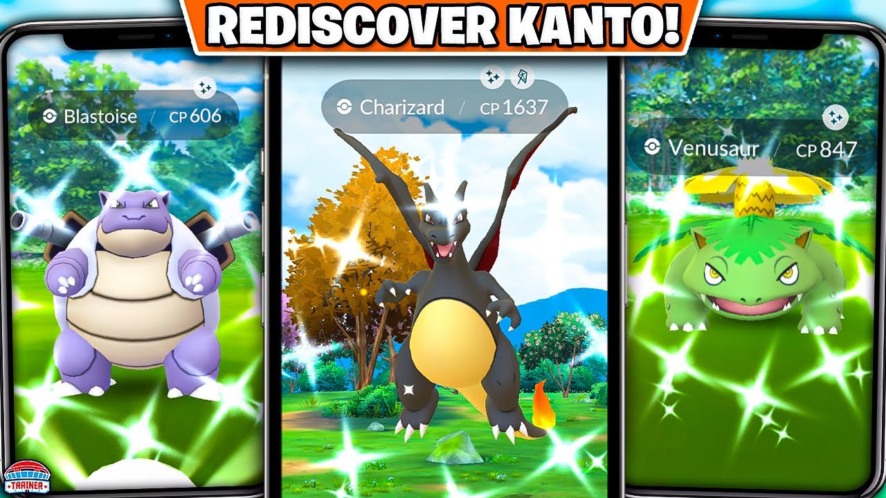 Explore the Revamped Pokémon GO: Kanto Event, Shiny Starters & Stunning ...