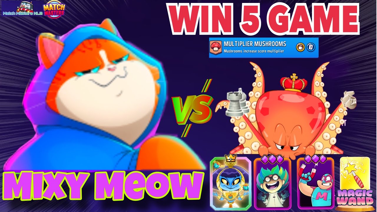 Mixy Meow Legendary Booster Winner Daily Mode Multiplayer Mushrooms ...