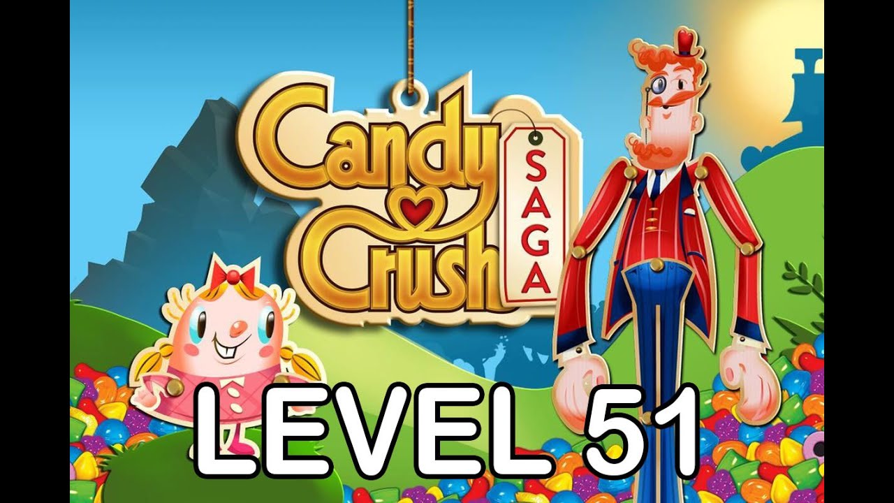 Candy Crush Saga Level 51 - YouTube