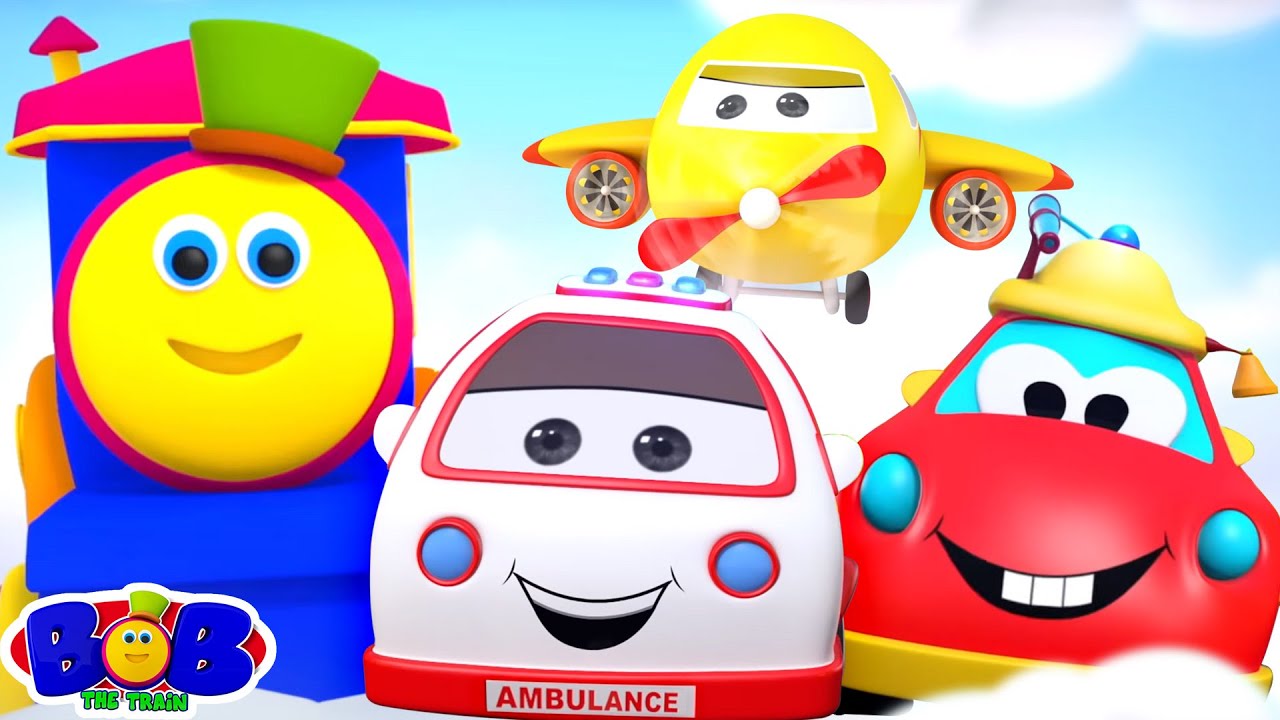 Transport Song, Vehicle Cartoon & Preschool Learning Video by Bob The ...