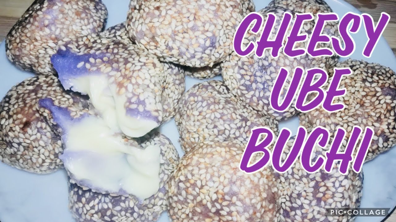QUICK AND EASY CHEESY UBE BUCHI - YouTube