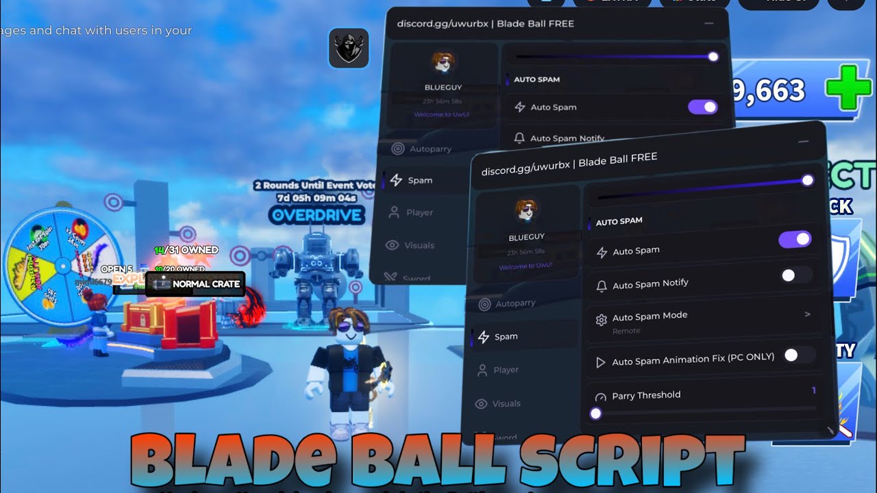[OP AUTO PARRY🤑!]ROBLOX BLADE BALL SCRIPT AUTO PARRY, AUTO SPAM AND ...