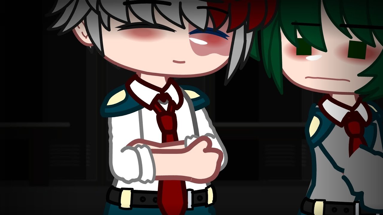 'when Midoriya and Todoroki got locked in the locker room..🙉🙈' || MHA ...