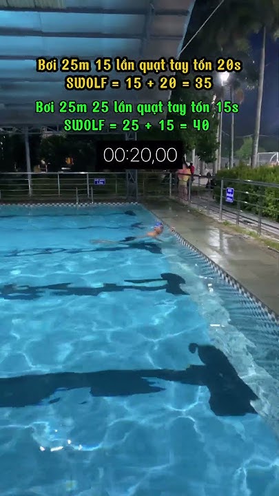 SWOLF, chỉ số đánh giá hiệu quả kỹ thuật bơi, bạn được bao nhiêu? - YouTube