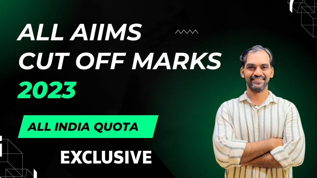 AIIMS cut off 2023 | All India Quota 2023 - YouTube