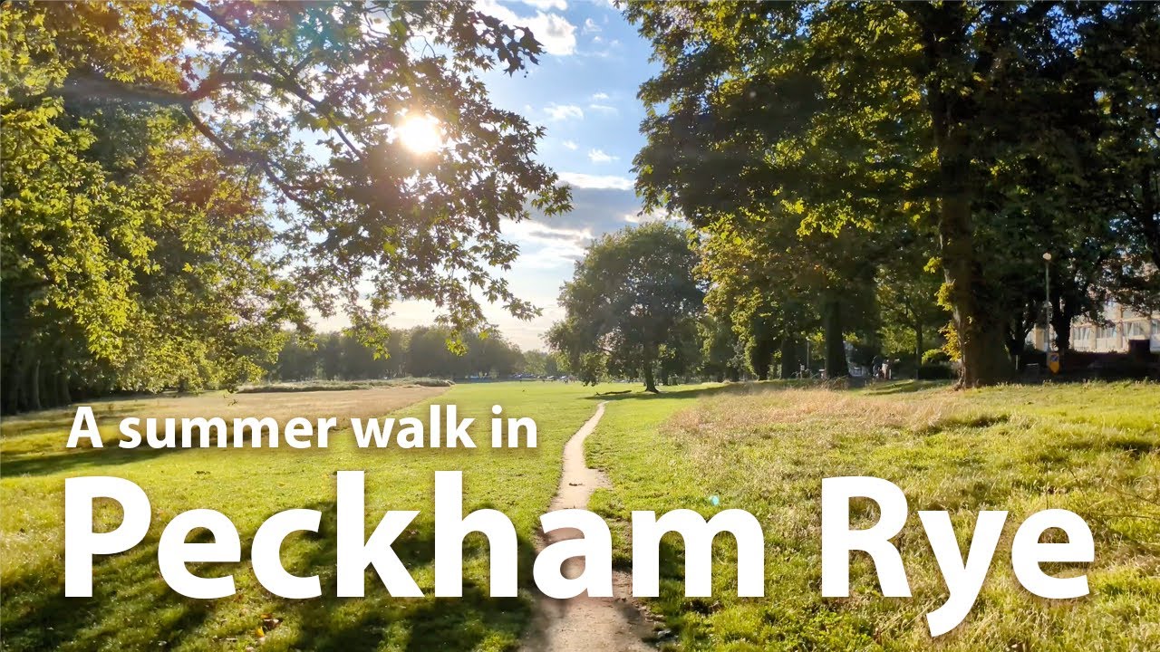 Beautiful day in Peckham Rye Park, South East London - London Walking ...