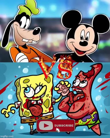Mickey Mouse & Goofy VS Zombie SpongeBob & Patrick! - YouTube