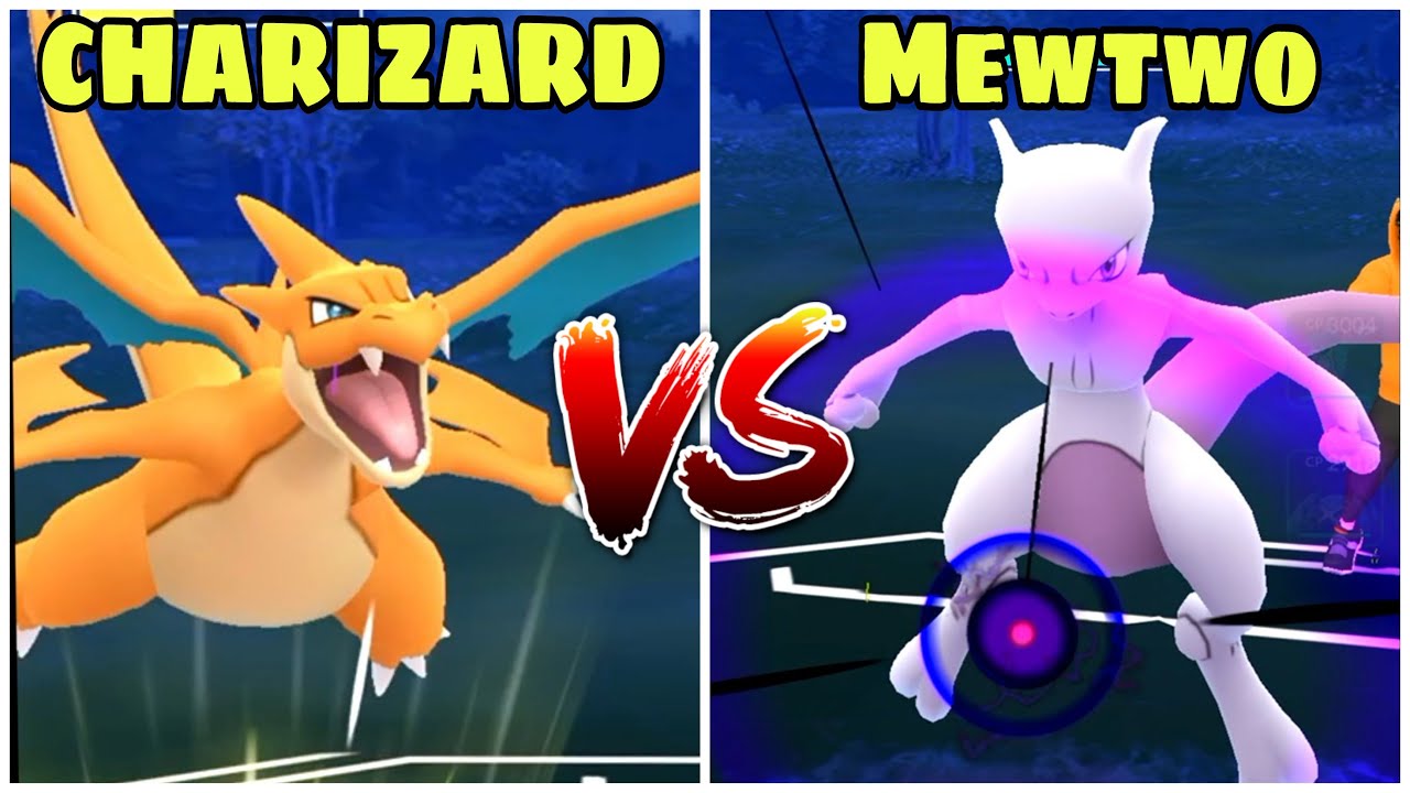 MEGA CHARIZARD Vs MEWTWO 💥But with a Twist! (Pokemon Go) - YouTube