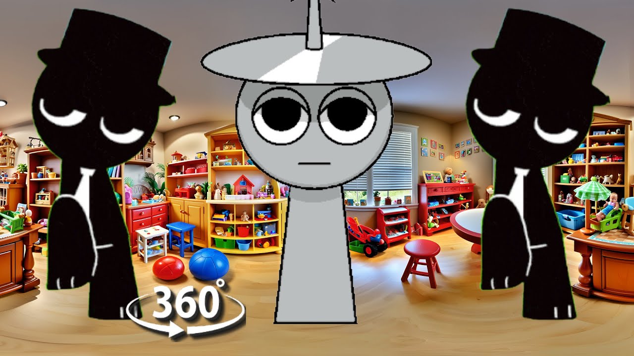Sprunki dancing in the roomI Incredibox Sprunki in 360º VR - YouTube