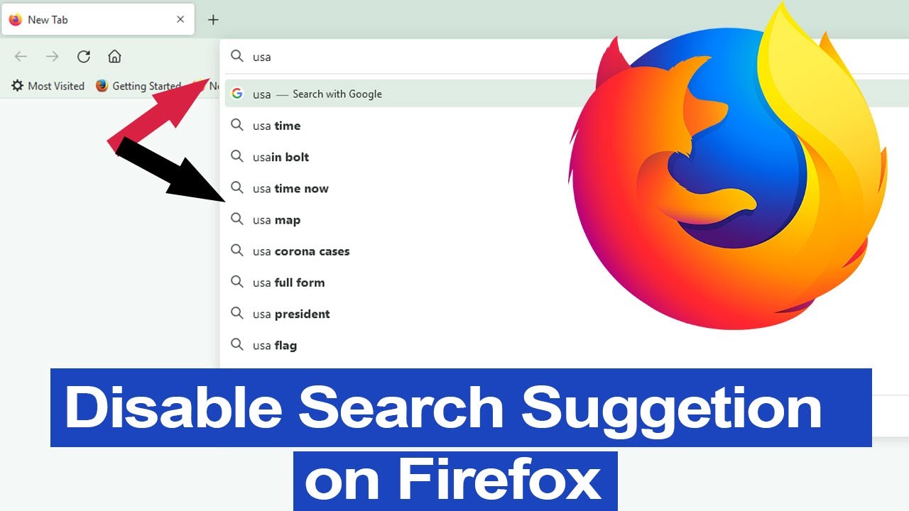 How to disable search suggestion from address bar on Mozilla Firefox ...
