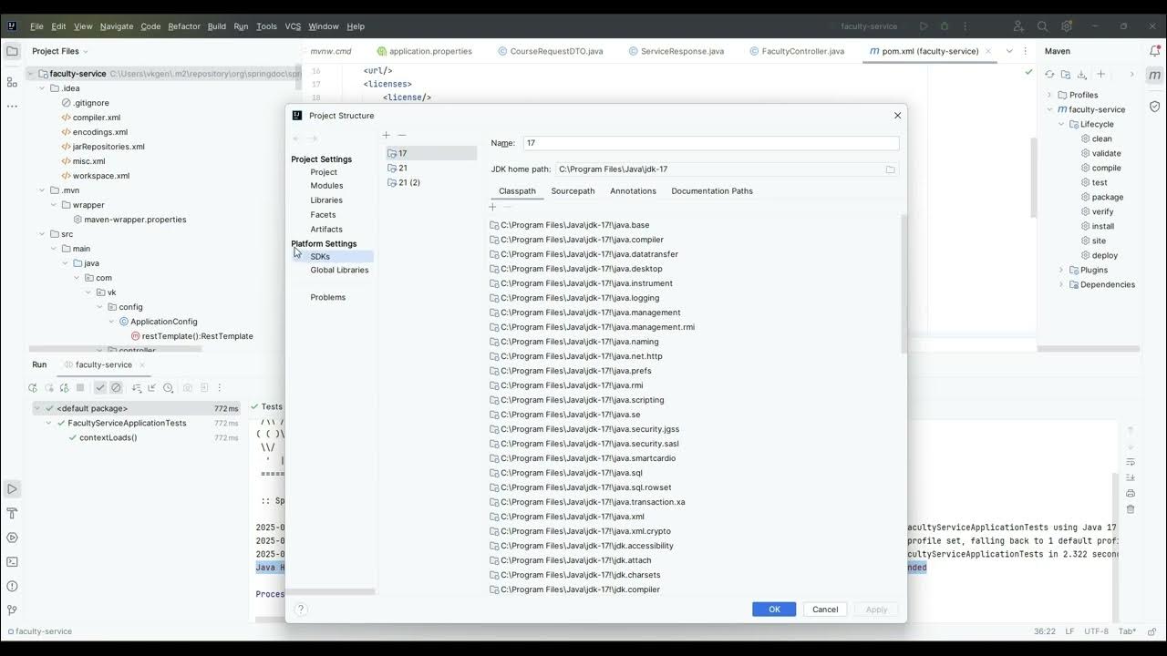 How to Include SDK in intellij Idea - YouTube