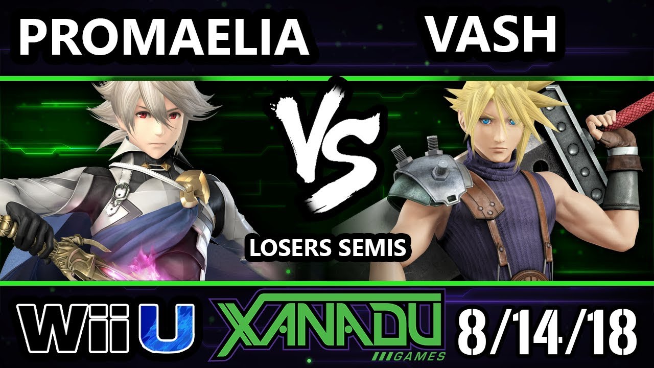 S@X 263 Smash 4 - Vash (Cloud, Ryu) Vs. AF | Promaelia (Corrin) - WiiU Losers Semis - YouTube