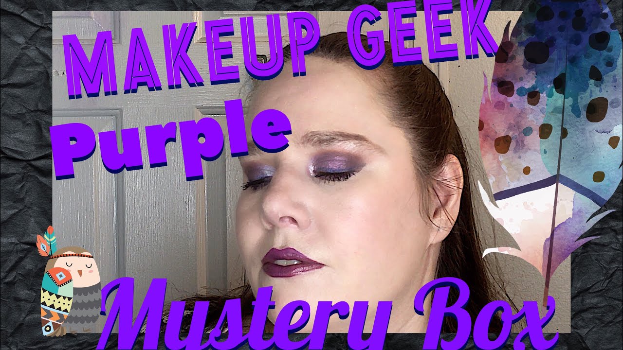 Makeup Geek! Purple Mystery Box! Unboxing - YouTube