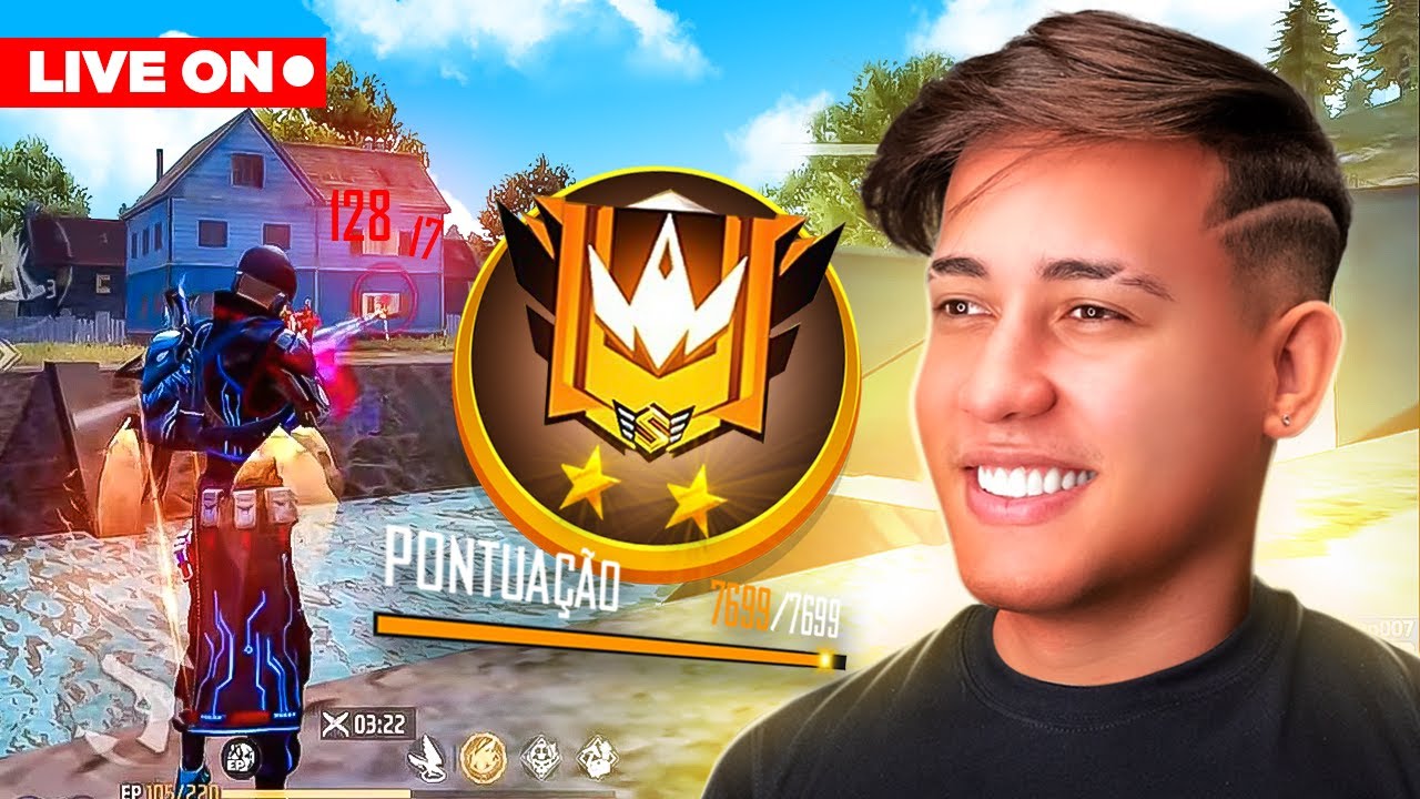 LEVELUP AO VIVO 💙 ELITE AO DESAFIANTE 💙 FREE FIRE MOBILE 💙 - YouTube