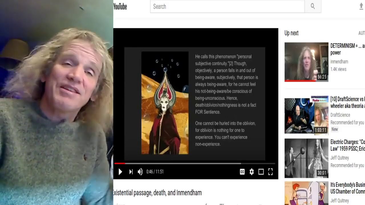 'Turn the knob off rather than itch the itch' - Inmendham - YouTube