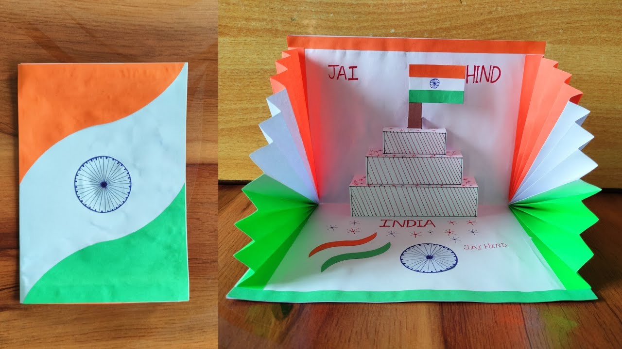 DIY - Republic day card making ideas / Republic day special greeting ...