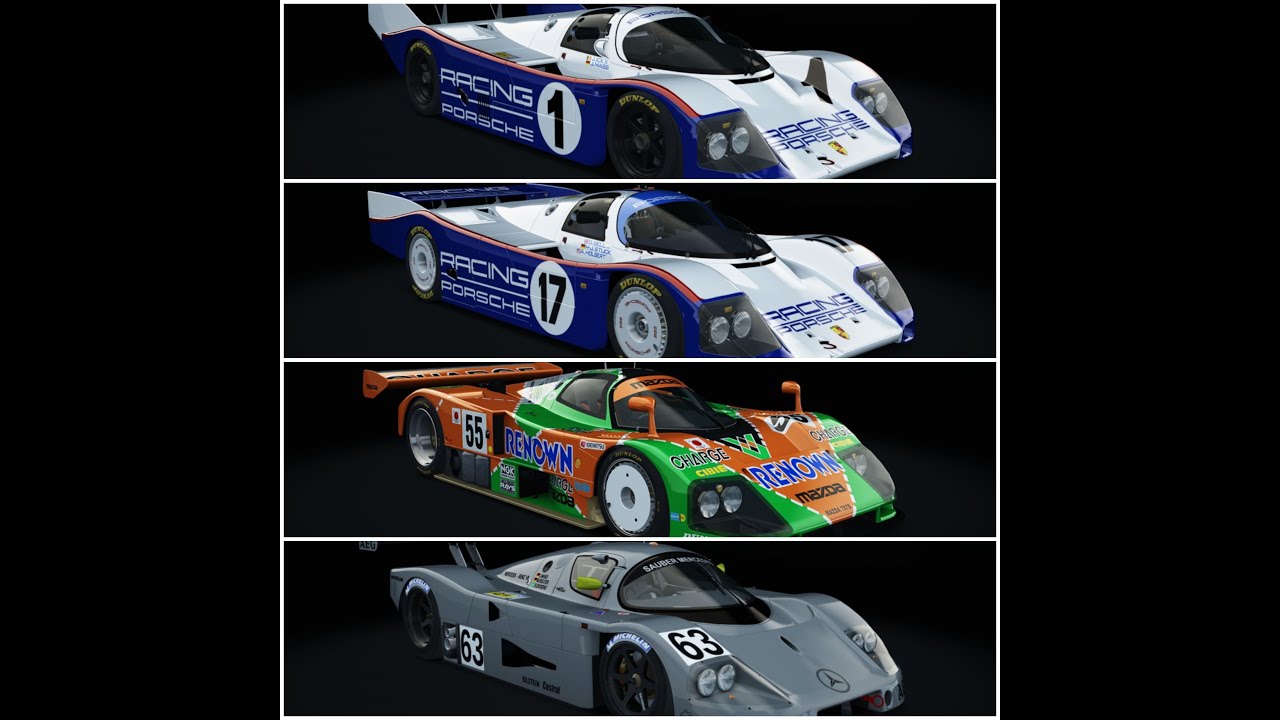 WSC GROUP C CARS ASSETTO CORSA MOD - YouTube