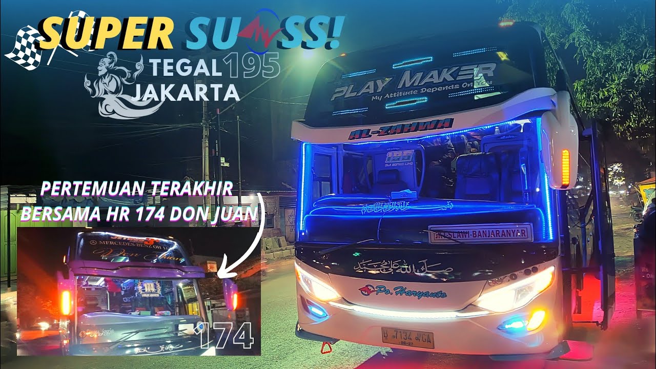 #TRIPREPORT NAIK BUS BALAP HR 195 | BUKAN DI JOGJA/GARASI, TERNYATA ...