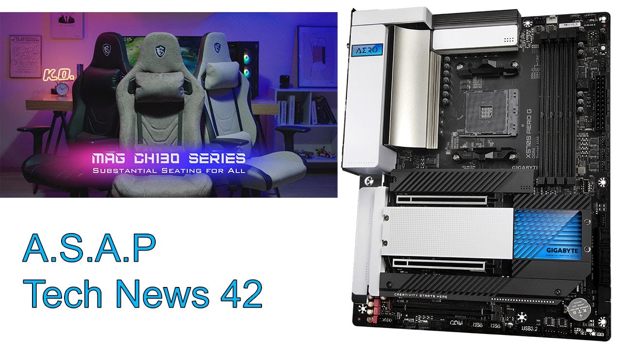 A.S.A.P Tech News #42 - MSI Gaming Chairs, Iceberg CPU Cooler, TPU ...