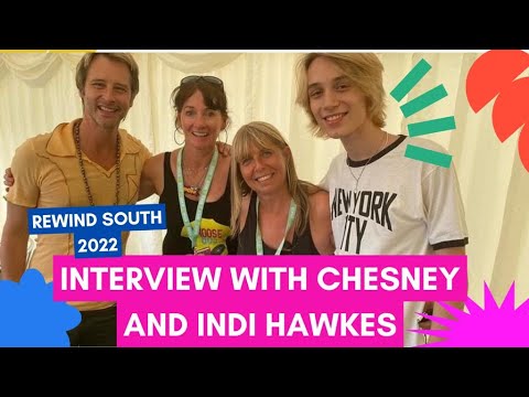 Chesney Hawkes & son Indi - interview at Rewind Festival 2022 - YouTube