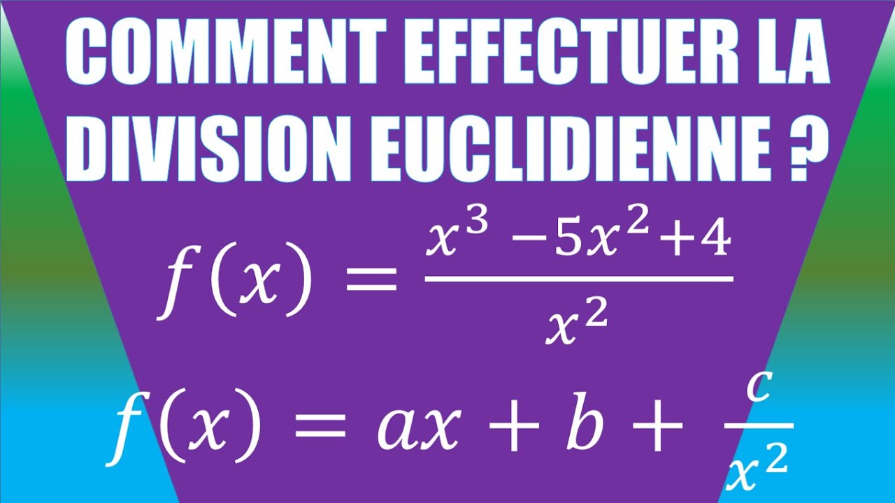 Comment effectuer une division euclidienne? - YouTube