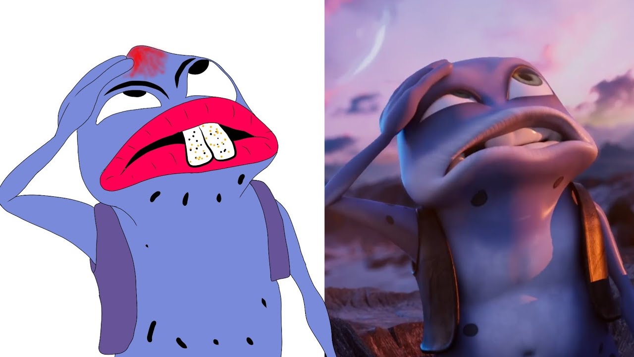 Crazy frog - funny song Drawing meme - YouTube