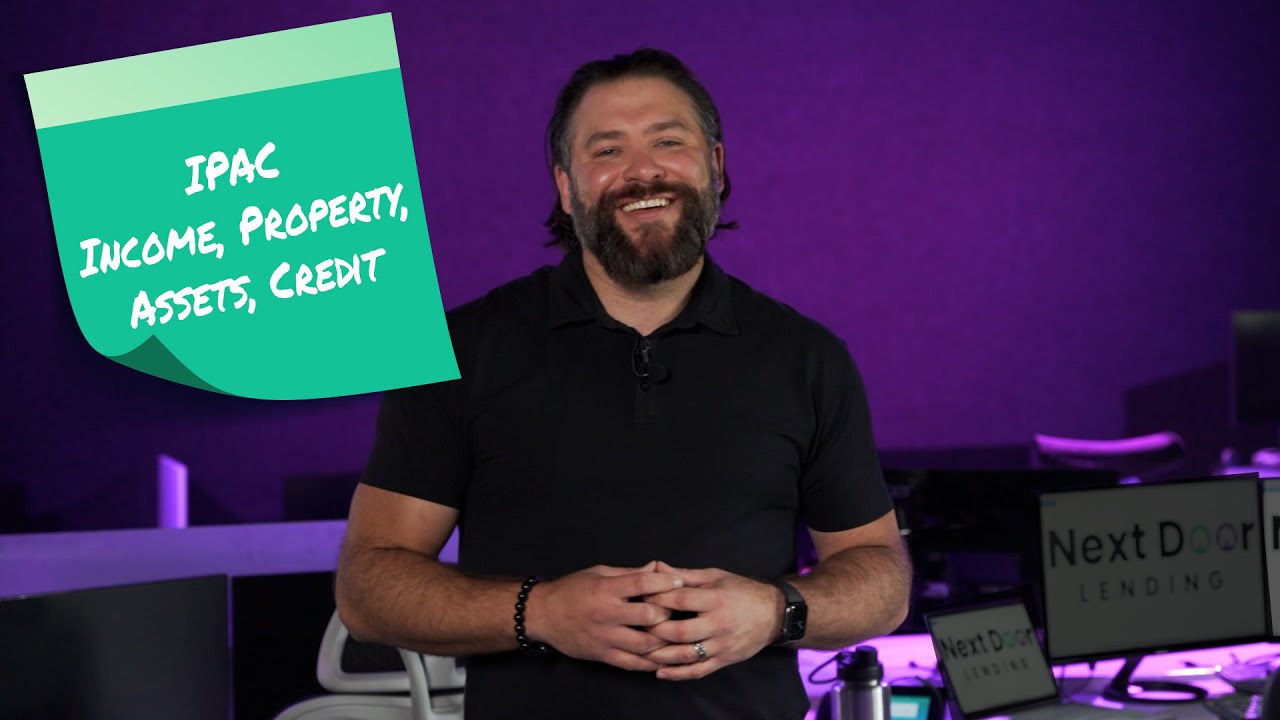 What does IPAC mean? (Income, Property, Assets, Credit) - YouTube