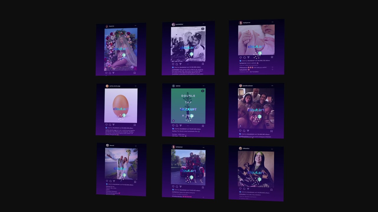 Clout.art - Cocreate the Most Valuable Social Media Collection - YouTube