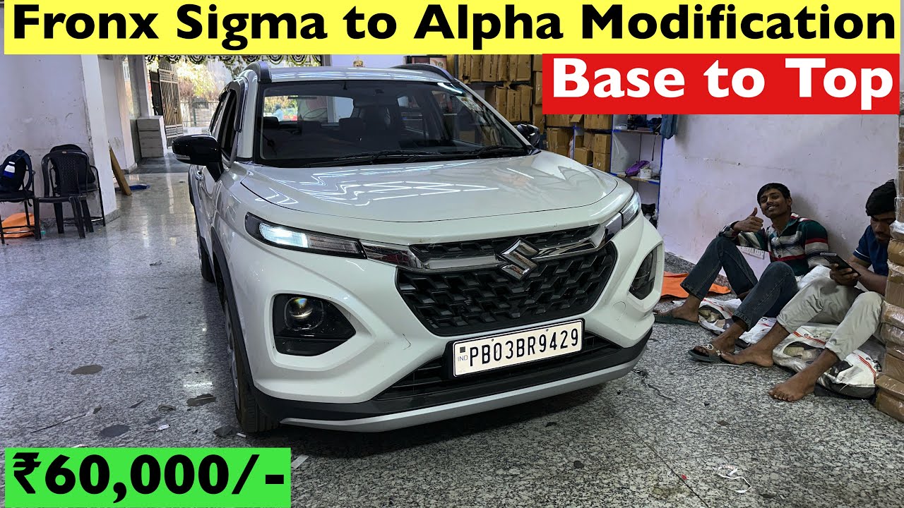 2025 Fronx Sigma Modified in ₹60,000/- | Fronx Base Model Modification ...