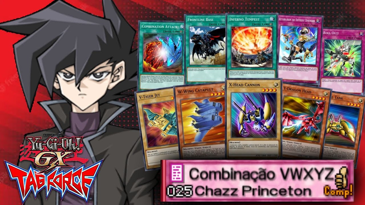 Yu-Gi-Oh! GX Tag Force - Chazz Princeton - Combinação VWXYZ - (Parte 2/ ...