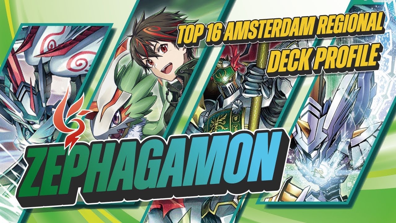 Digimon Regional Amsterdam TOP 16 Zephagamon Deck Profile - YouTube