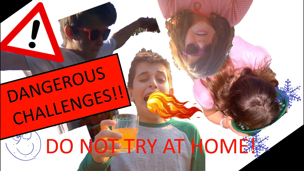 Really Dangerous Challenges! DON'T TRY AT HOME! - YouTube