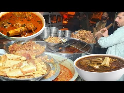 delicious bong paye | special nali paye | food street with zeeshan ...