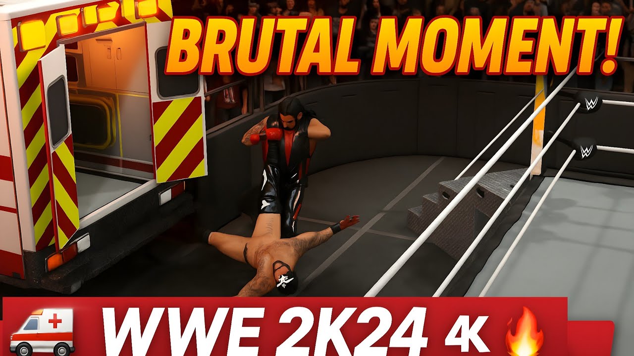 🚑 Brutal Moment! Superstar Taken Out in an Ambulance After Vicious ...