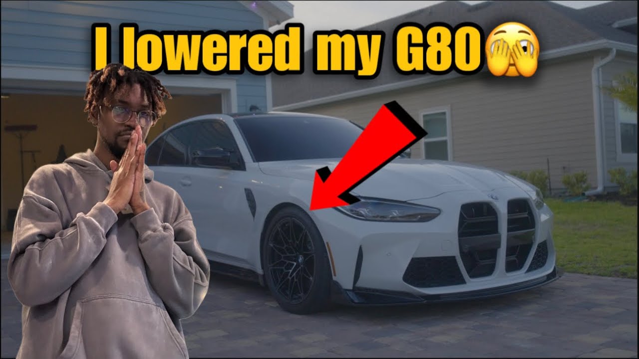 I lowered my BMW G80 | 4k vlog - YouTube