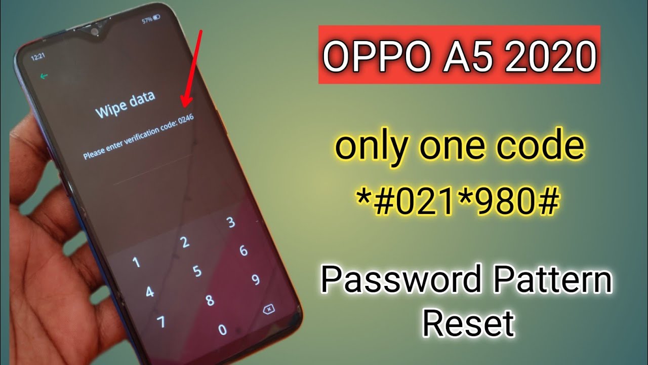 Oppo A5 2020 Ka Lock Kaise Tode | Oppo A5 2020 Hard Reset Without ...