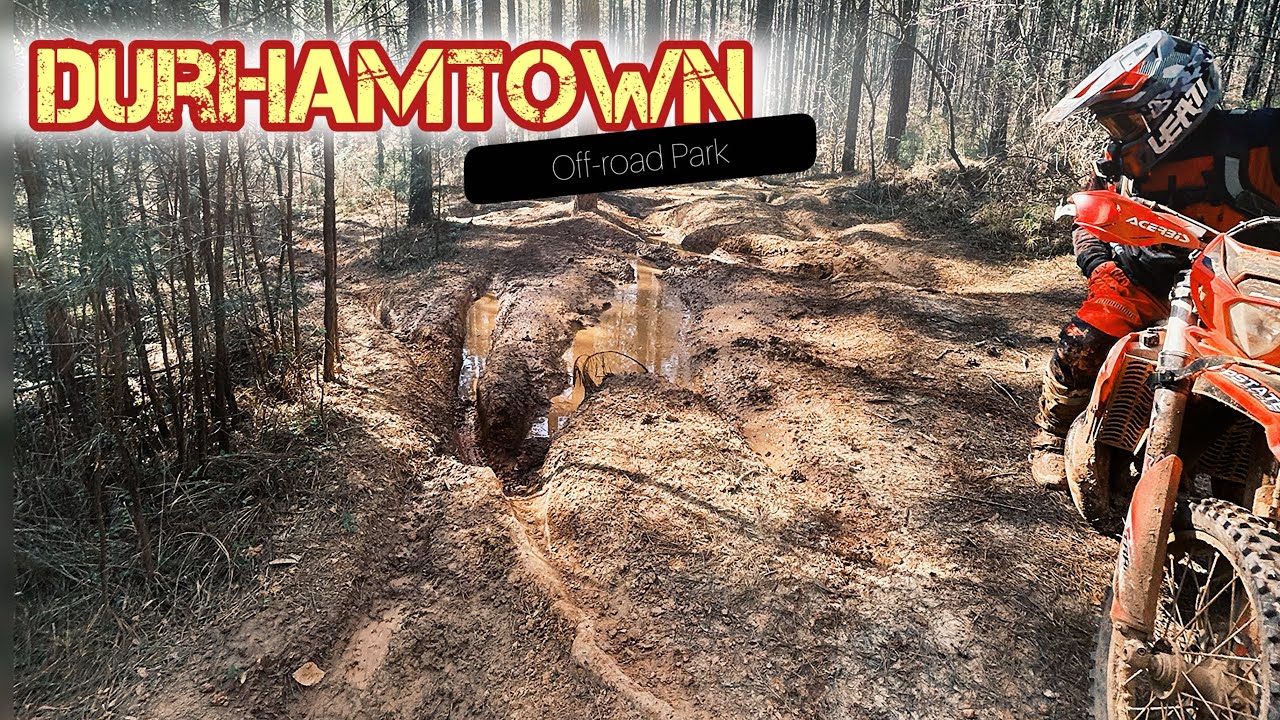 Durhamtown Off-road Park - single Track Bobcat Trail - YouTube