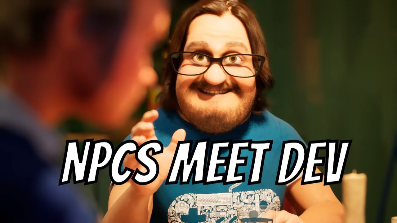 From NPCs to Real-Life Coding meeting our developer - YouTube