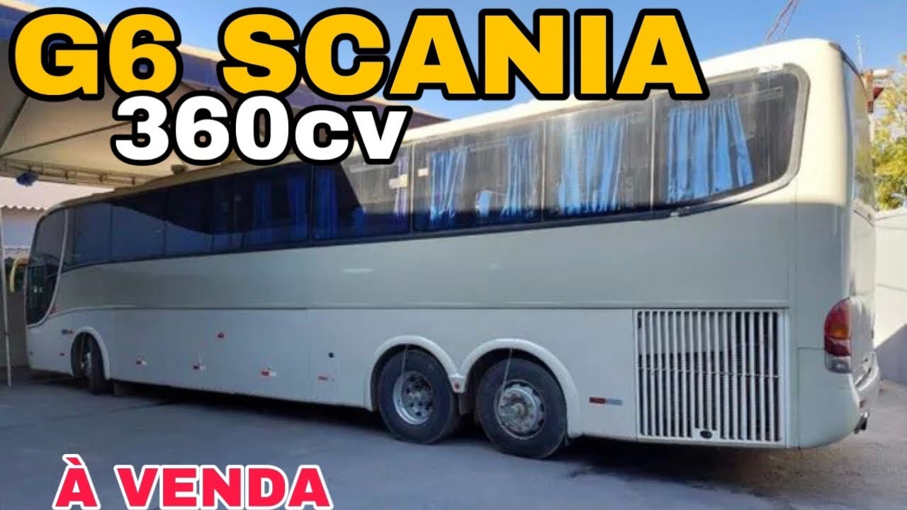MARCOPOLO G6 1200 SCANIA 6x2 À VENDA - YouTube