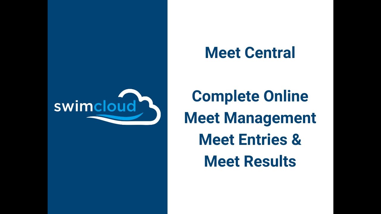 SwimCloud Meet Central - YouTube