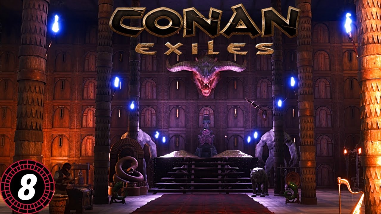 MONTAMOS LA SALA DEL TRONO DEL CLAN | CONAN EXILES - YouTube